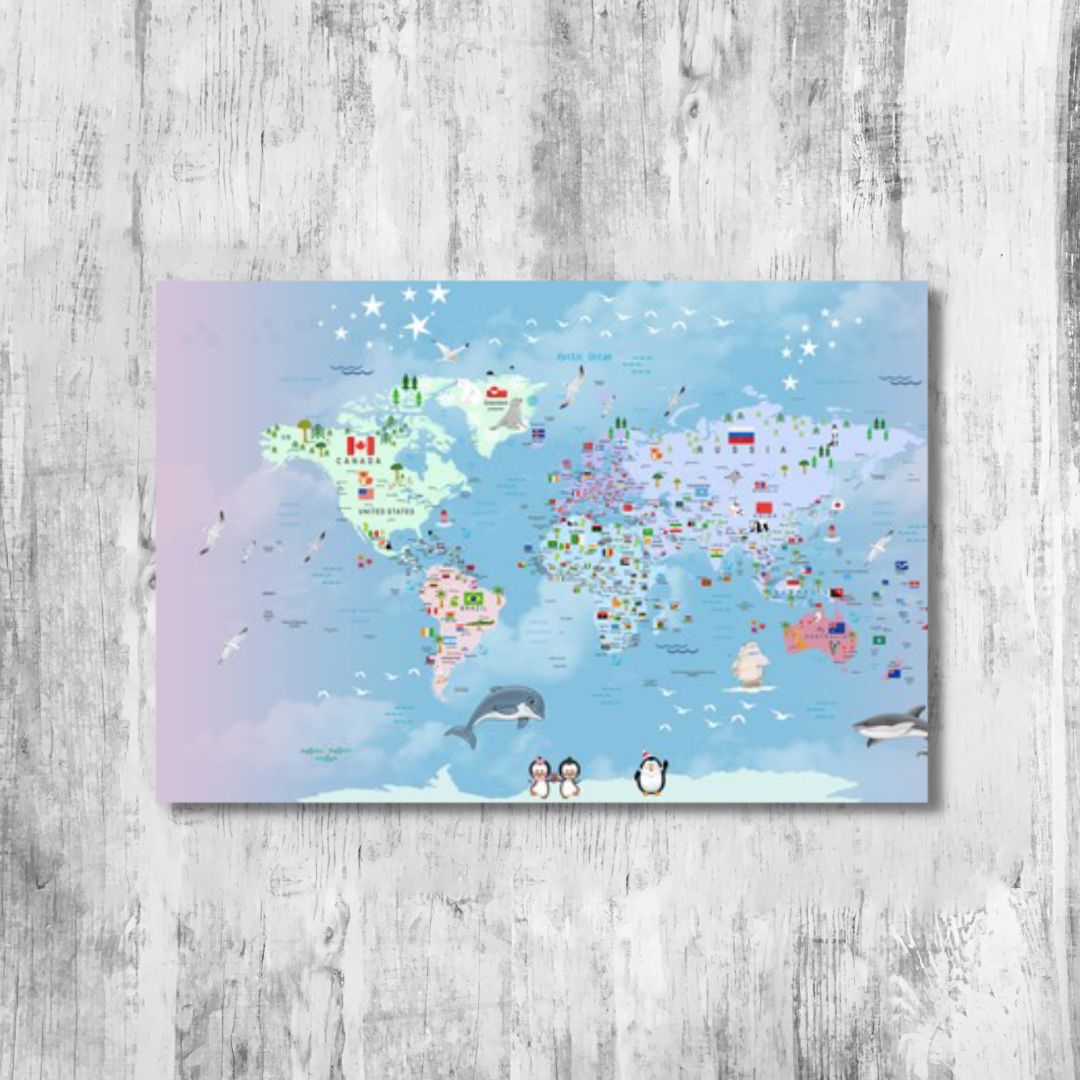 Mapa del Mundo de Banderas | Impresionante – www.impresionante.cl